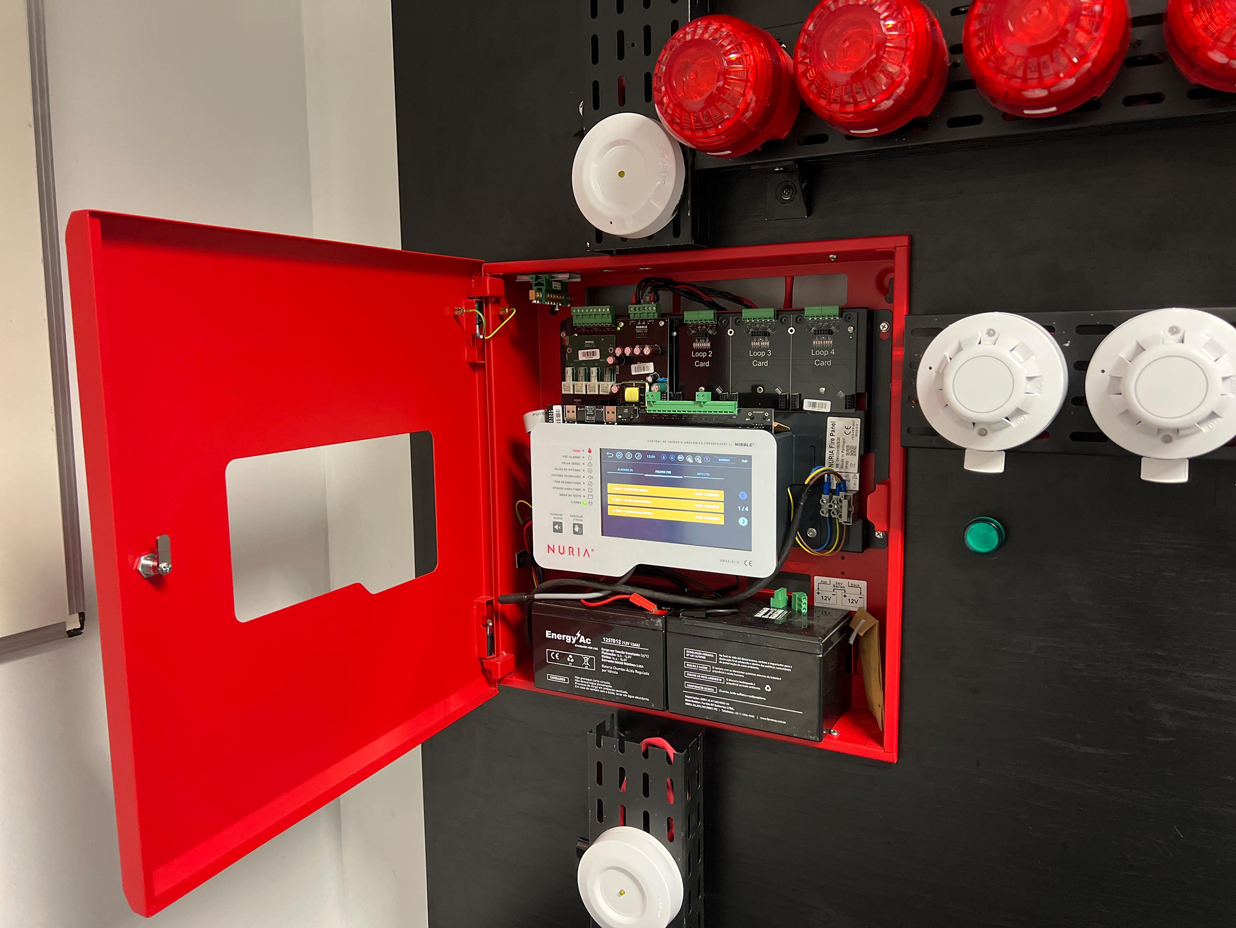 Sistema de detecção e alarme de incêndio - TBJ Engenharia